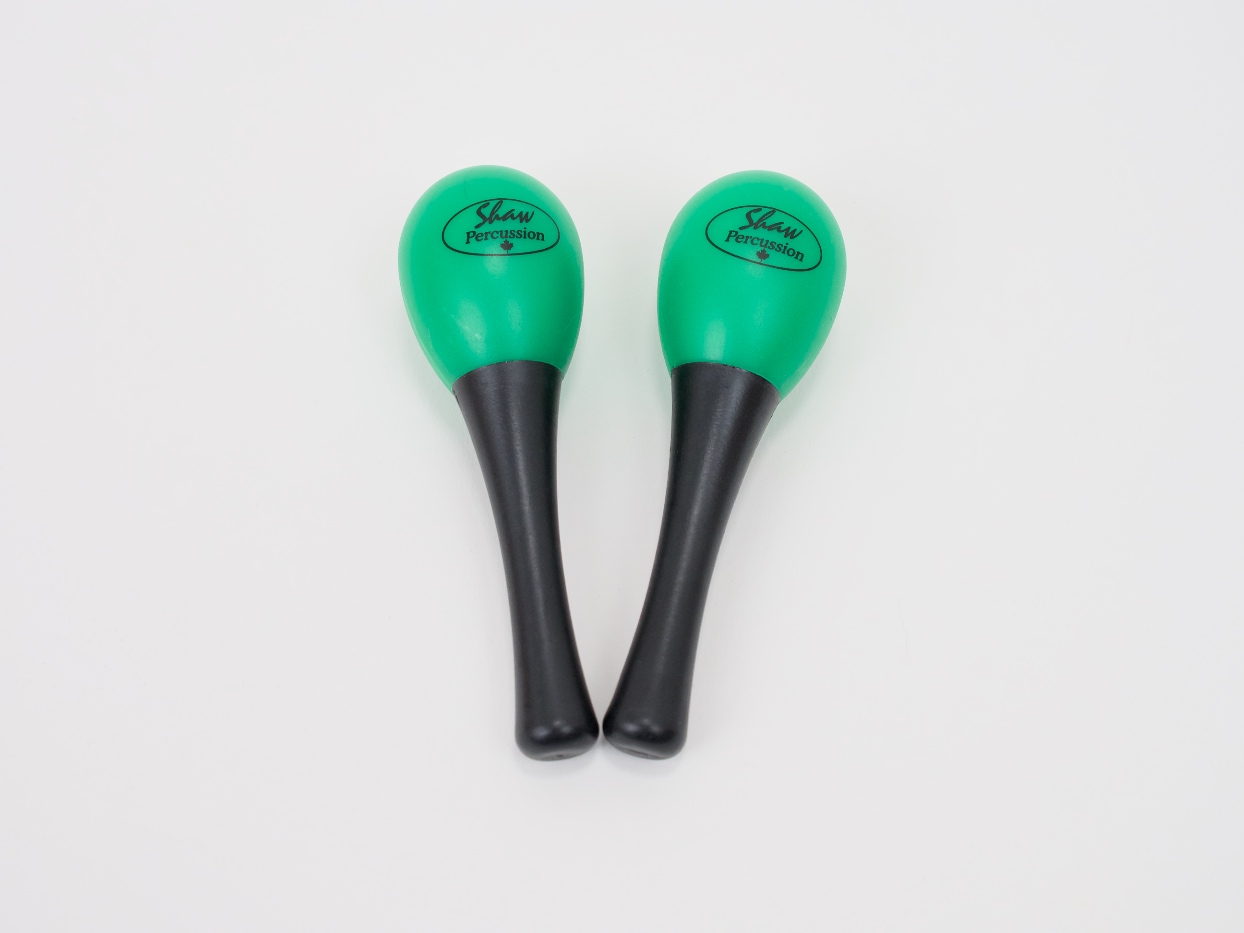 Shaw Percussion Mini Maracas-Green | Shaw Percussion